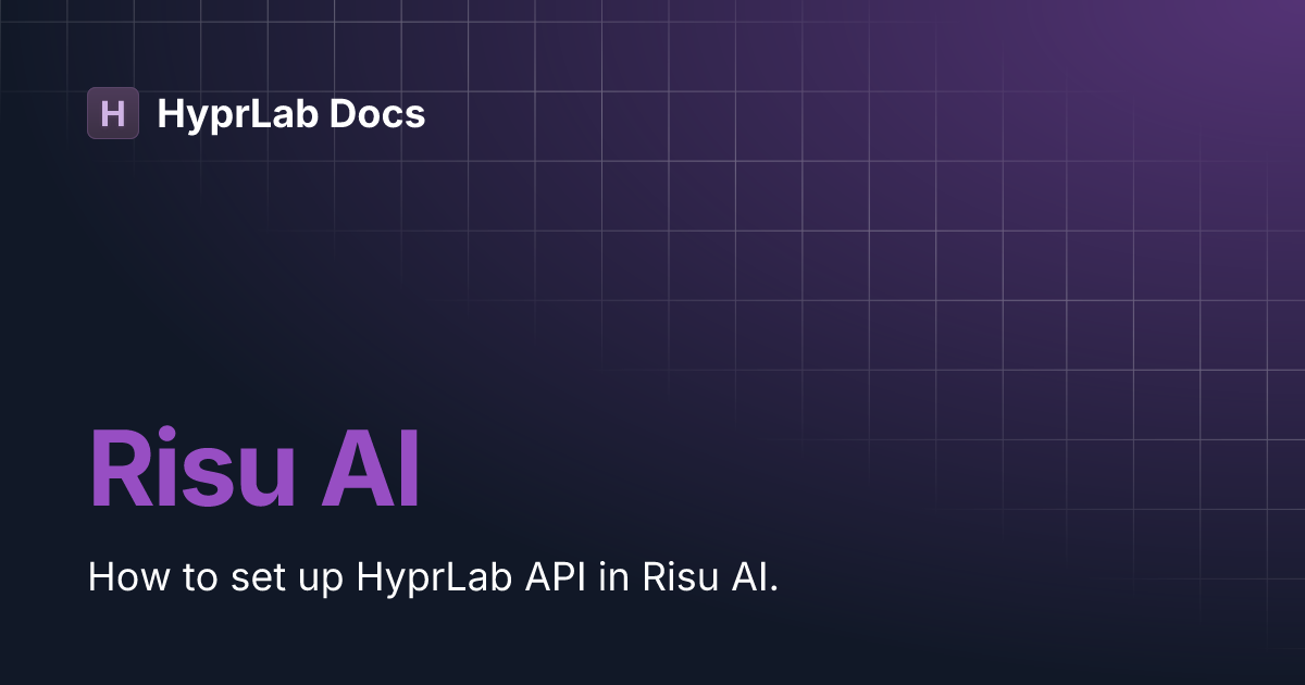 Risu AI | HyprLab Docs